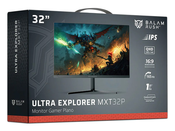 Monitor Gamer Balam Rush Ultra Explorer MXT32P de 32", Resolución 2560 ...