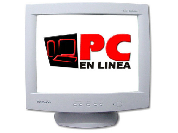 Monitor Daewoo 531X de 15 pulgadas.