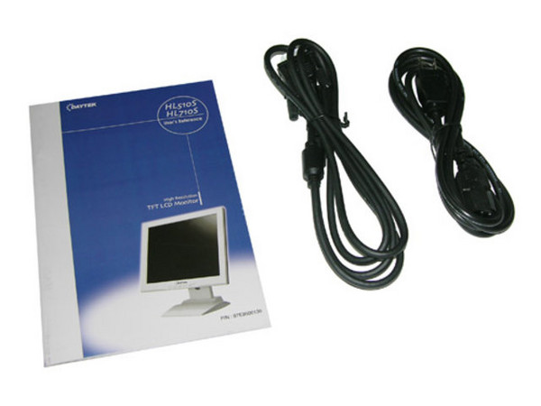 Monitor LCD Daewoo DAYTEK de 17Pulg, Color Gris/Plata.