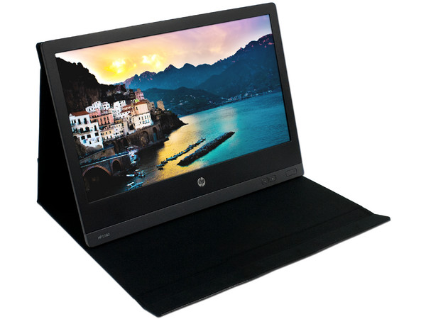 Monitor LED portátil HP de 15.6", USB.