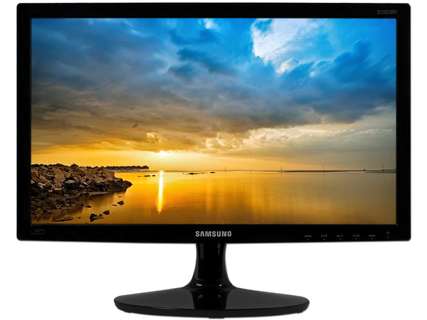 Monitor LED Samsung S19D300NY de 18.5", Resolución 1366 x 768, 5ms.