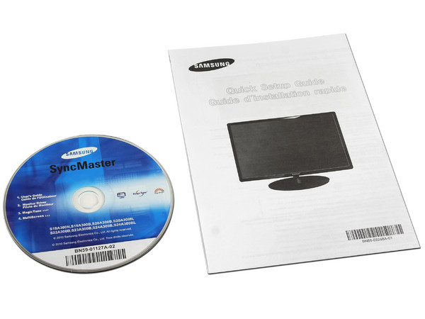 Monitor LED Samsung Widescreen 20" SyncMaster SA300, Contraste dinámico ...