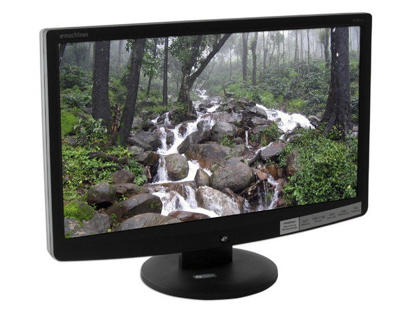 Monitor LCD Emachines Widescreen 18.5" Modelo E181H, 5ms, Formato 16:9 ...
