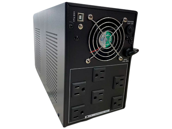 UPS Hikvision DS-UPS3000-X de 3000VA/1800W, 6 contactos NEMA 5-15R ...