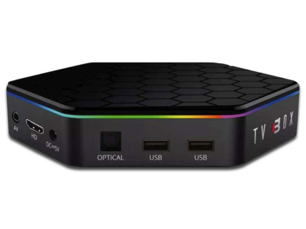 Smart TV Box Blackpcs E0204K-BL 4K UHD 3D con Android 7.1, RAM 2GB ...