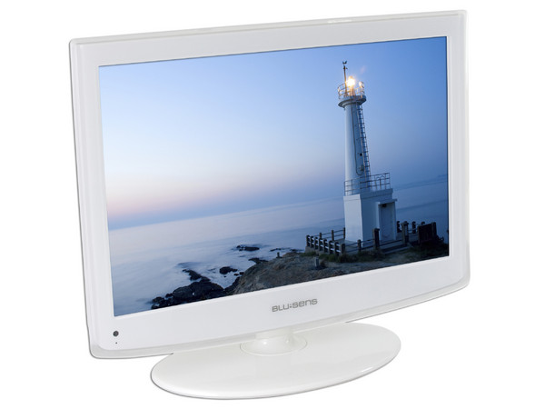 Monitor LCD TV Blusens Widescreen 19" HDTV, Color Blanco