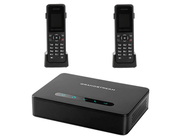 Estación Base Grandstream DP750 VoIP DECT de Largo Alcance, Color Negro ...