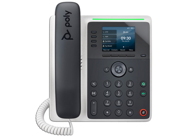 Teléfono IP Poly Edge E220, Pantalla de 2.8", hasta 16 Líneas ...