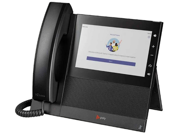 Teléfono IP Polycom CCX 600, Wi-Fi, RJ45, Soporta PoE.