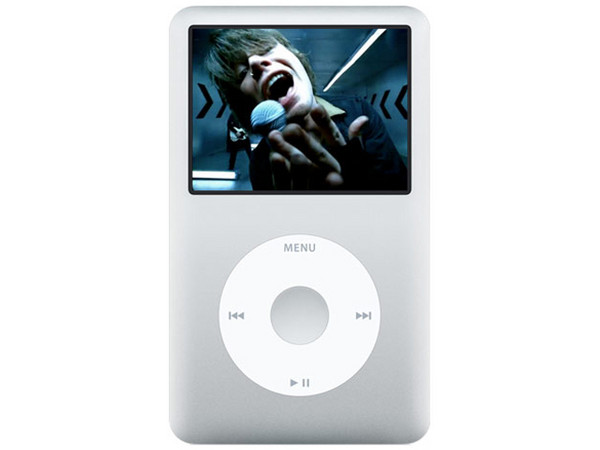 Reproductor Apple iPod classic de 80GB. Color Plateado
