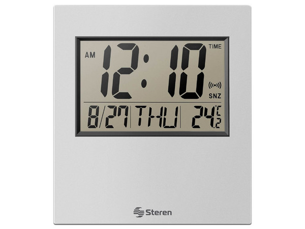 Reloj Digital de Escritorio STEREN CLK-305 con Termómetro.
