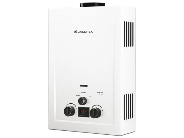 Boiler de Paso Calorex Fortis S-06 de 6 Litros, Gas Natural, Color Blanco.