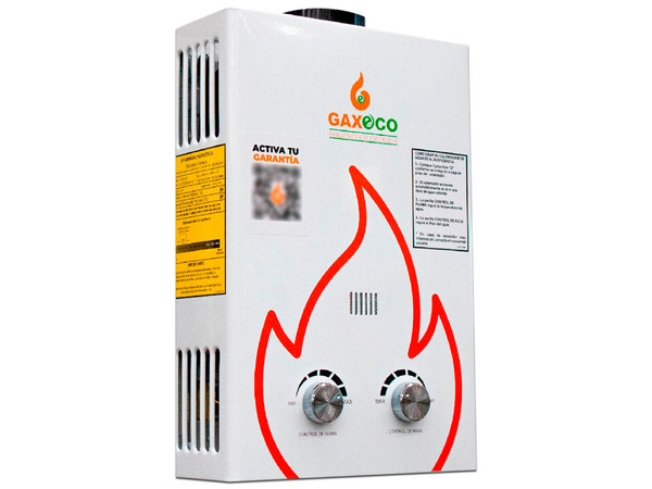 Boiler de Paso GAXECO ECO6000HV, Gas LP, 6 Litros, Color Blanco
