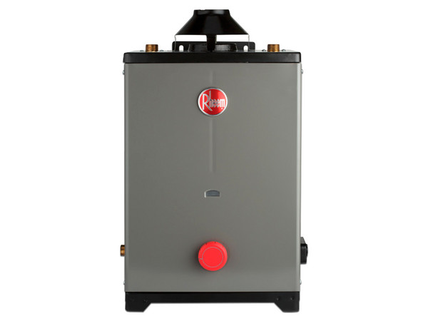 Boiler de Paso Rheem One HRT-CHL08N de 8L, Gas Natural. Color Gris.