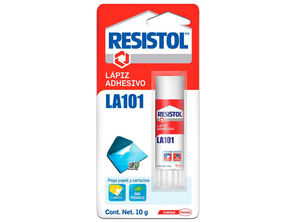 Lápiz Adhesivo Resistol de 10g, 1 pieza.