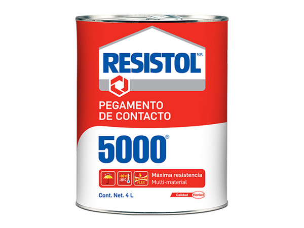 Pegamento Liquido Amarillo Resistol 5000, 4L.