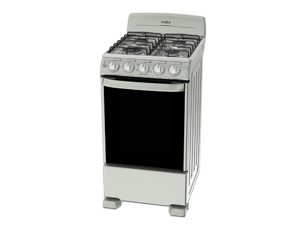 Estufa Mabe EM5041BAIS0 de 20", Gas LP, 4 quemadores. Color Gris.