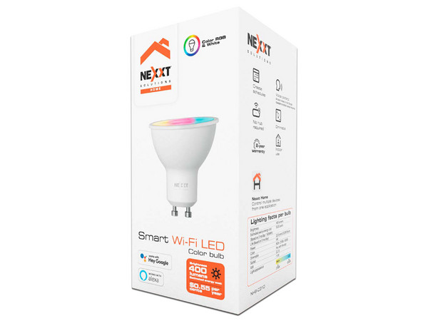 Foco inteligente Nexxt Smart Wi-Fi LED, NHB-C310.