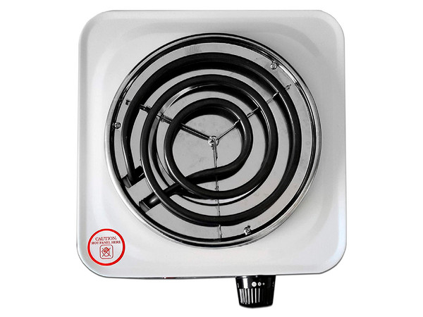 Parrilla Eléctrica MAYWARE, 1 Quemador, 1000W.