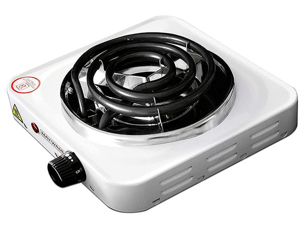 Parrilla Eléctrica MAYWARE, 1 Quemador, 1000W.