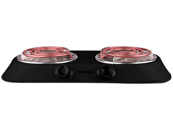 Parrilla Eléctrica Taurus ALPHA DUO, 2 Quemadores, 1650W.
