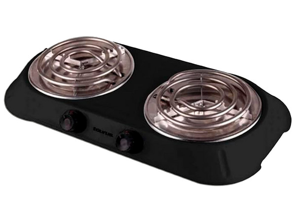 Parrilla Eléctrica Taurus ALPHA DUO, 2 Quemadores, 1650W.