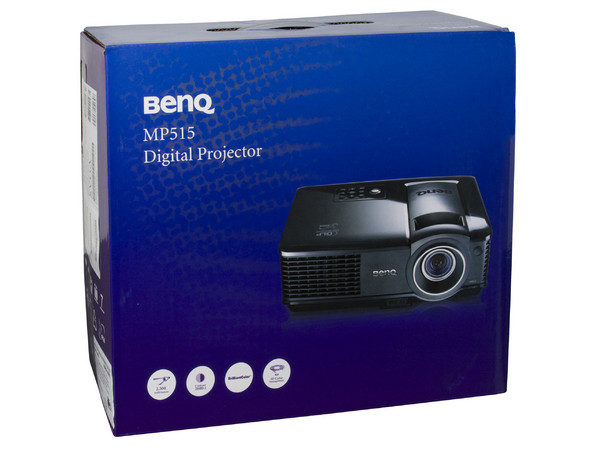 Proyector BenQ MP515, Resolución de 800 x 600 y 2500 lúmenes.