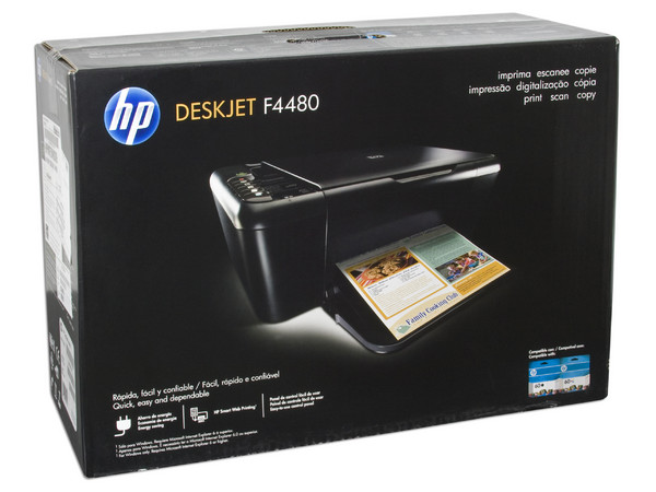 Multifuncional HP Deskjet F4480, Impresora, Copiadora y Escáner