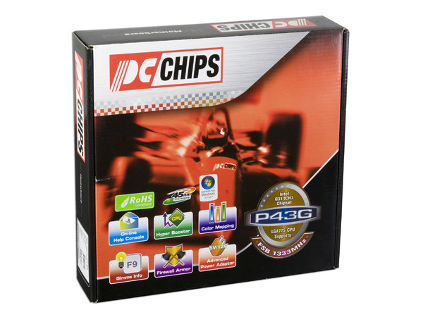 T. Madre PCCHIPS P43G (V1.0), ChipSet Intel G31 y ICH7, Soporta: Cel ...