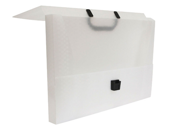 Caja Porta Documentos Oxford con agarradera y broche, Tamaño Oficio ...