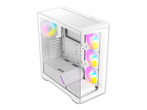 Gabinete Mid Tower Antec Constellation C3, ARGB, ATX. Color Blanco