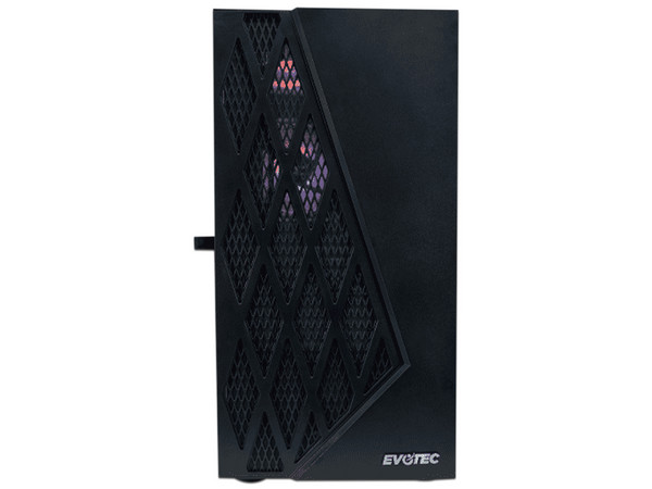 Gabinete Gamer Evotec EV-1018, Micro-ATX, (No incluye Fuente de Poder). Color Negro.