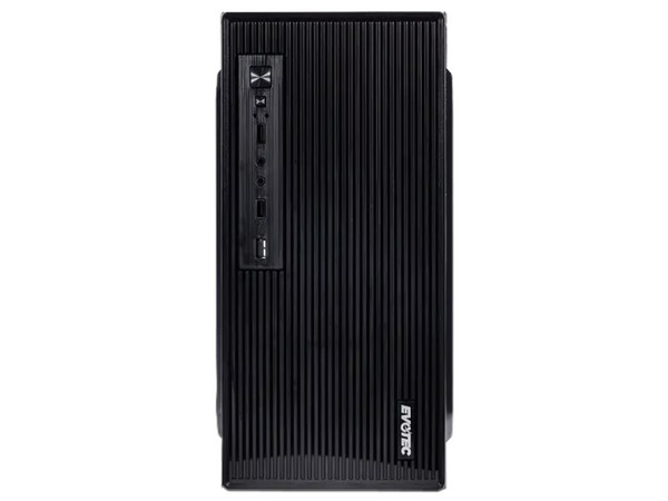 Gabinete Evotec (EV-1023) Mini ATX, incluye fuente de 500W, 3 ventiladores, 2 puertos USB 3.0 ...