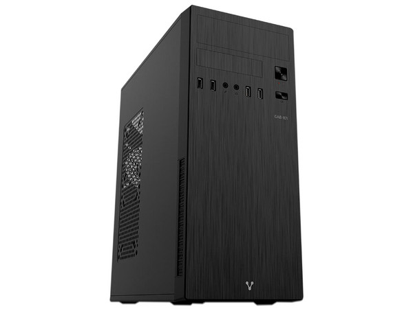 Gabinete Vorago Gab-101, Mid-Tower, ATX (sin fuente de poder). Color Negro.
