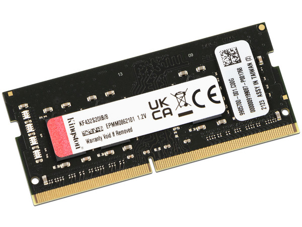 Memoria SODIMM Kingston Fury Impact, DDR4 PC4-25600 (3200MHz), CL20, 8GB