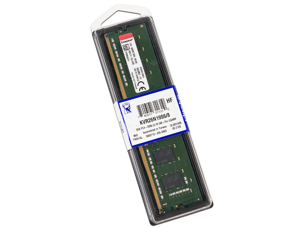 Memoria DIMM Kingston Value RAM DDR4 PC4-21300 (2666MHz) CL19, 8GB.