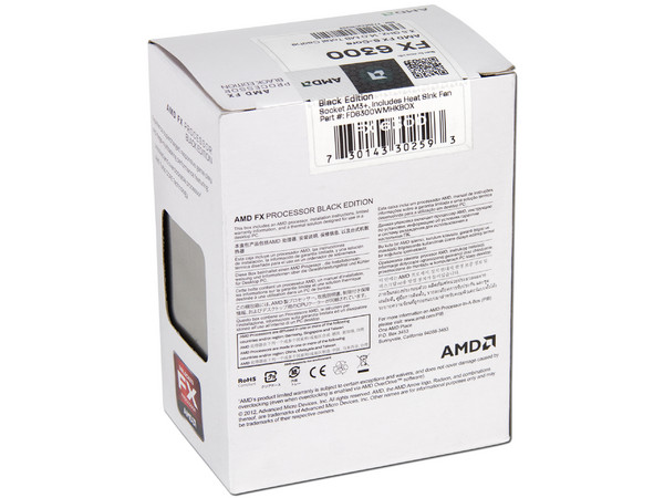Procesador AMD FX-6300 Black Edition, 3.5GHz, Socket AM3+, Six-Core, 95W.