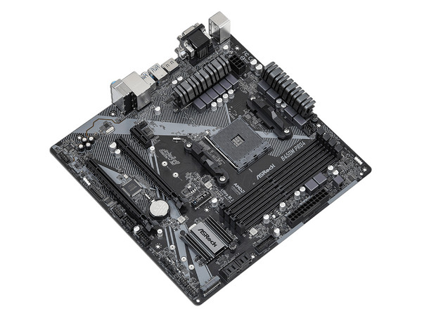 T. Madre Asrock B450M Pro4 R2.0, Chipset AMD B450, Soporta: Procesador ...