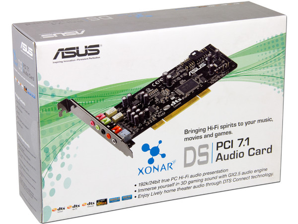 Tarjeta de Sonido Asus Xonar DS 7.1 Canales, PCI.
