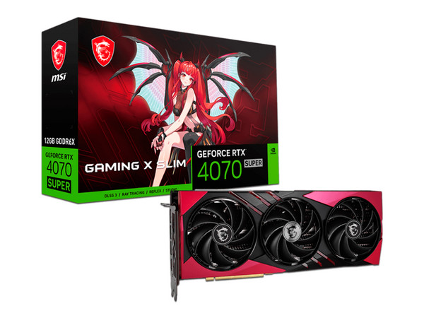 Tarjeta de Video NVIDIA GeForce RTX 4070 SUPER MSI GAMING X SLIM MLG ...