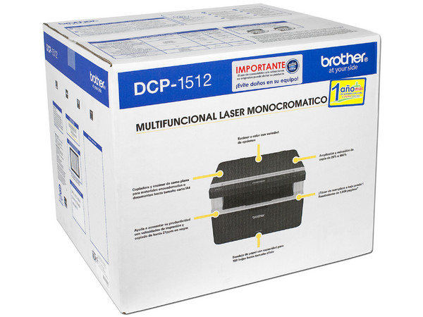 Multifuncional Brother DCP-1512 Impresora Láser Monocromática ...