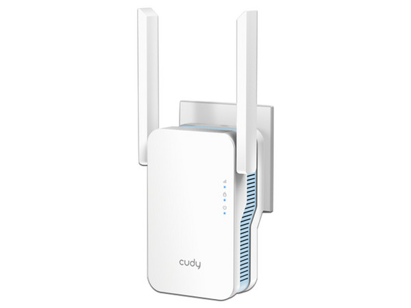 Repetidor inalámbrico Mesh Cudy AC1200 WiFi de doble banda, Color Blanco.