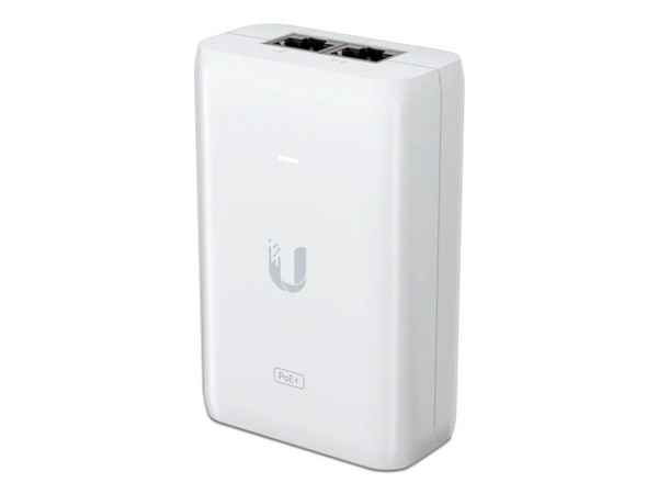 Adaptador e Inyector de PoE Ubiquiti Networks U-POE-AT, 48V, RJ-45.