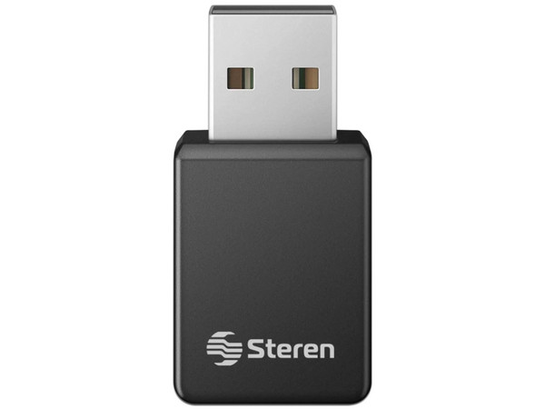 Nano Adaptador USB WiFi Steren COM-8230+ AC600 2.4GHz y 5GHz Doble ...