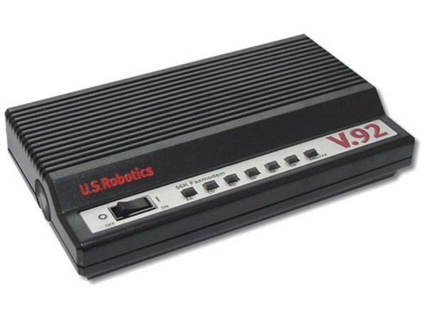 Fax/Modem Externo US-Robotics, 56K V.92.