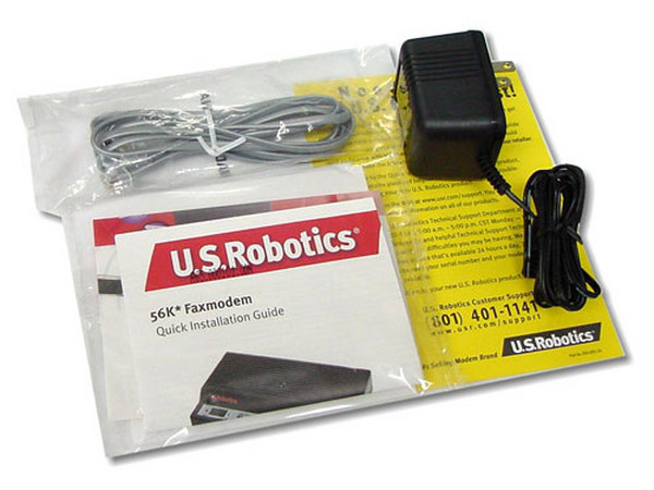Fax/Modem Externo US-Robotics, 56K V.92.