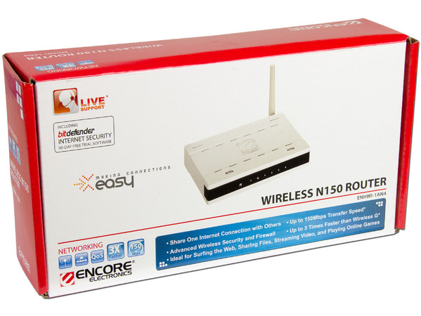 Ruteador Inalámbrico Encore N150.