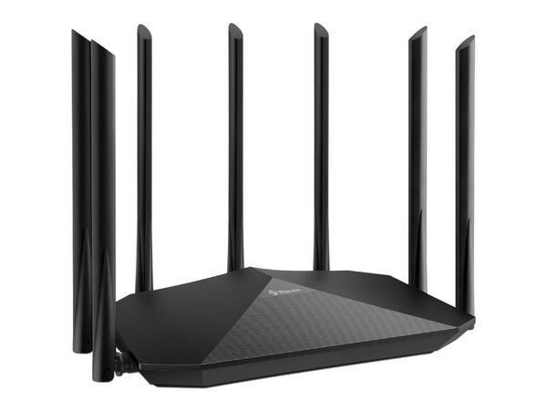 Router Inalámbrico Steren de doble banda, Wireless AC (Wi-Fi 5), hasta 2000mbps.