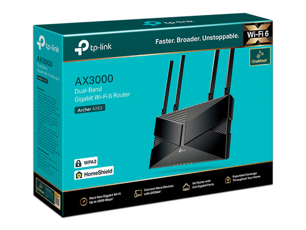 Router Inalámbrico TP-Link Archer AX53 de doble banda, Wireless AX (Wi ...