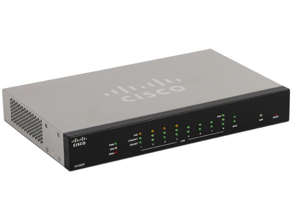Ruteador VPN Cisco RV260P, Firewall, PoE.